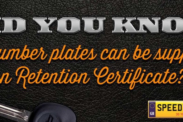 Did you know the majority of our number plates can be supplied on a ...