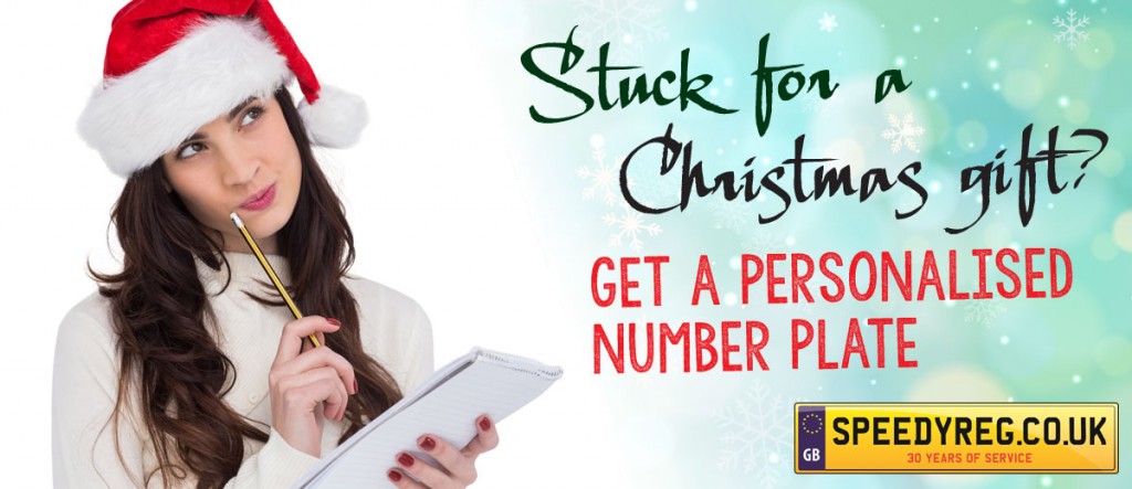 Personalised Number Plates as Christmas Gift