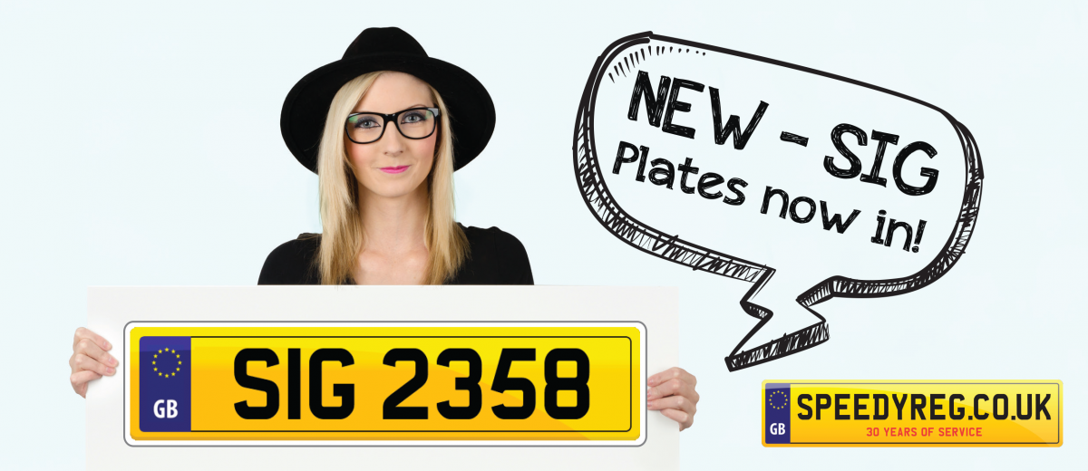 SIG Number Plates | New Number Plates | SIG Irish Registration