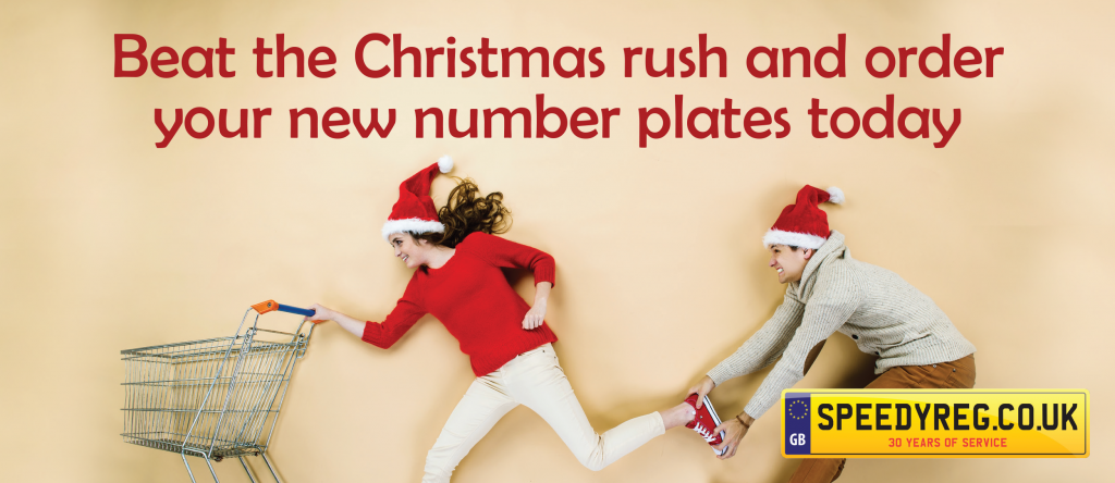 Need a Personalised Number Plate for Christmas? Order now!