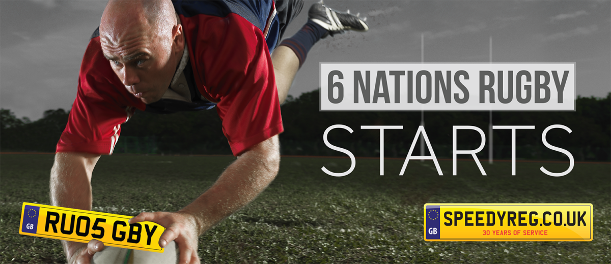 Six Nations Rugby | Rugby Number Plates | Number Plate Ideas