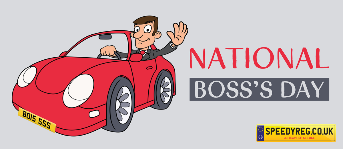 National Boss's Day | Boss Number Plates and Boss Gift Ideas