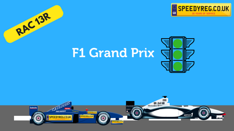 British Grand Prix | Formula One | F1 Number Plates & Facts
