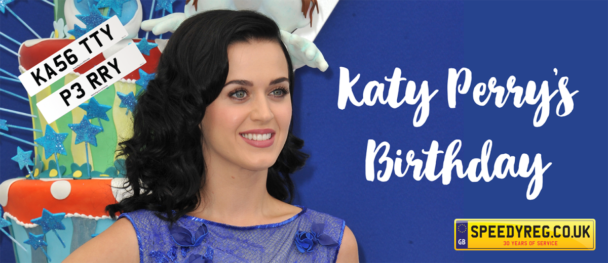 Katy Perry's Birthday | Katy Perry's Cars | KAT Number Plates