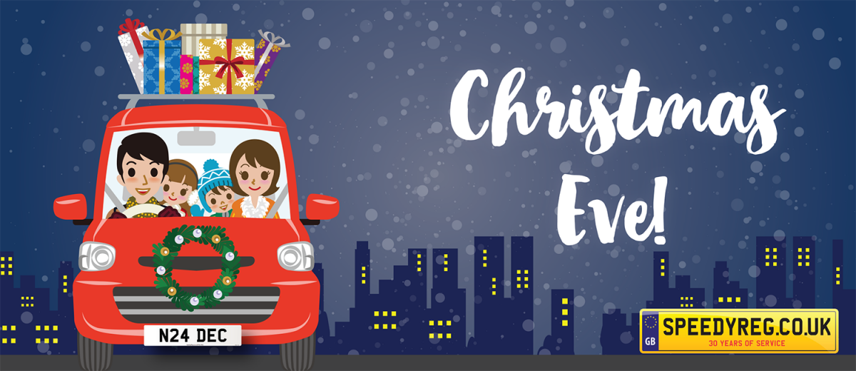Personalised Christmas Number Plates | SpeedyReg Gift Vouchers