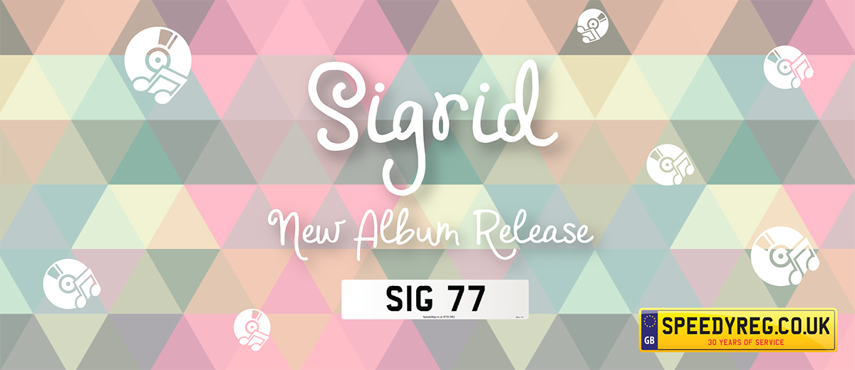 Sigrid’s Debut Album | Brilliant Private Plates for Sigrid Fans