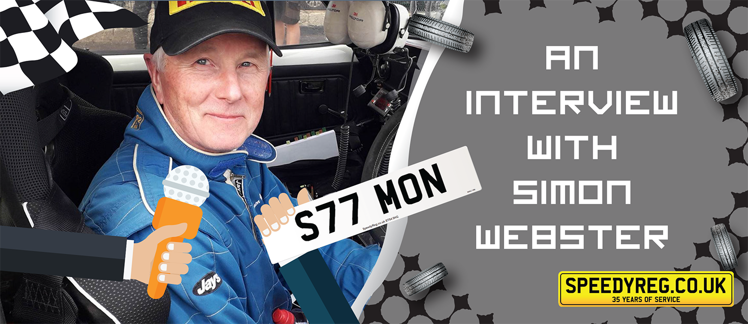 Historic Rally Driver Simon Webster | Sponsored By SpeedyReg