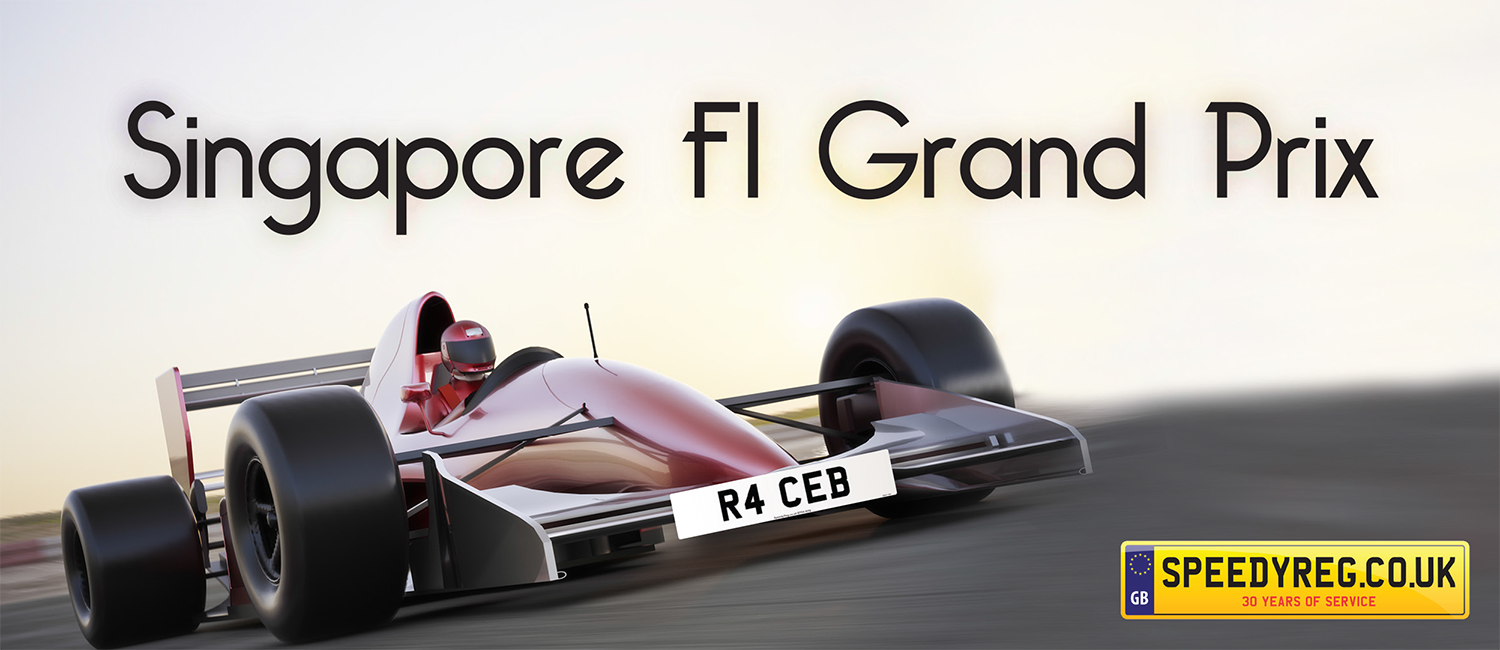 Singapore Grand Prix 2019 - F1, GP & SGP Number Plate Ideas