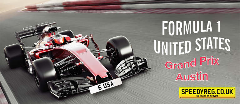 United States Grand Prix | Personalised F1 Number Plates