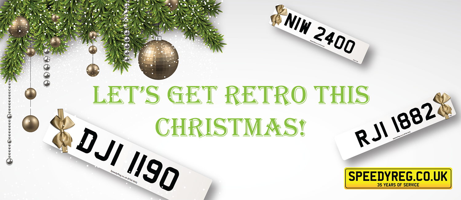 Retro Number Plates | Christmas Gift Ideas from SpeedyReg