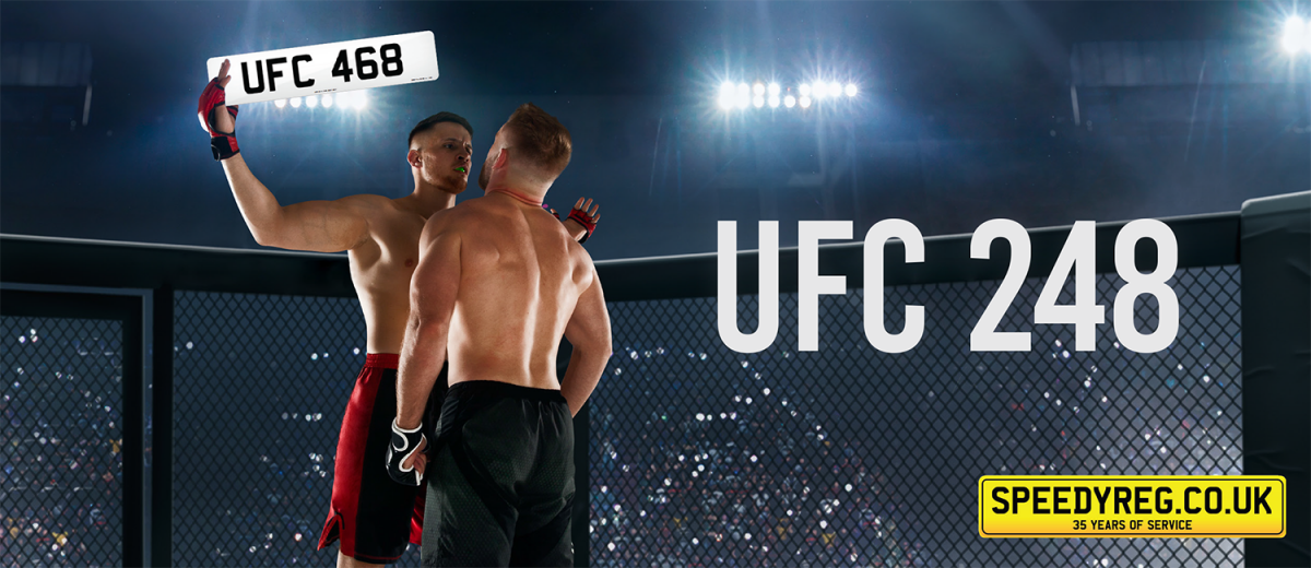 UFC 248 Middleweight Title Fight | MMA & UFC Number Plates